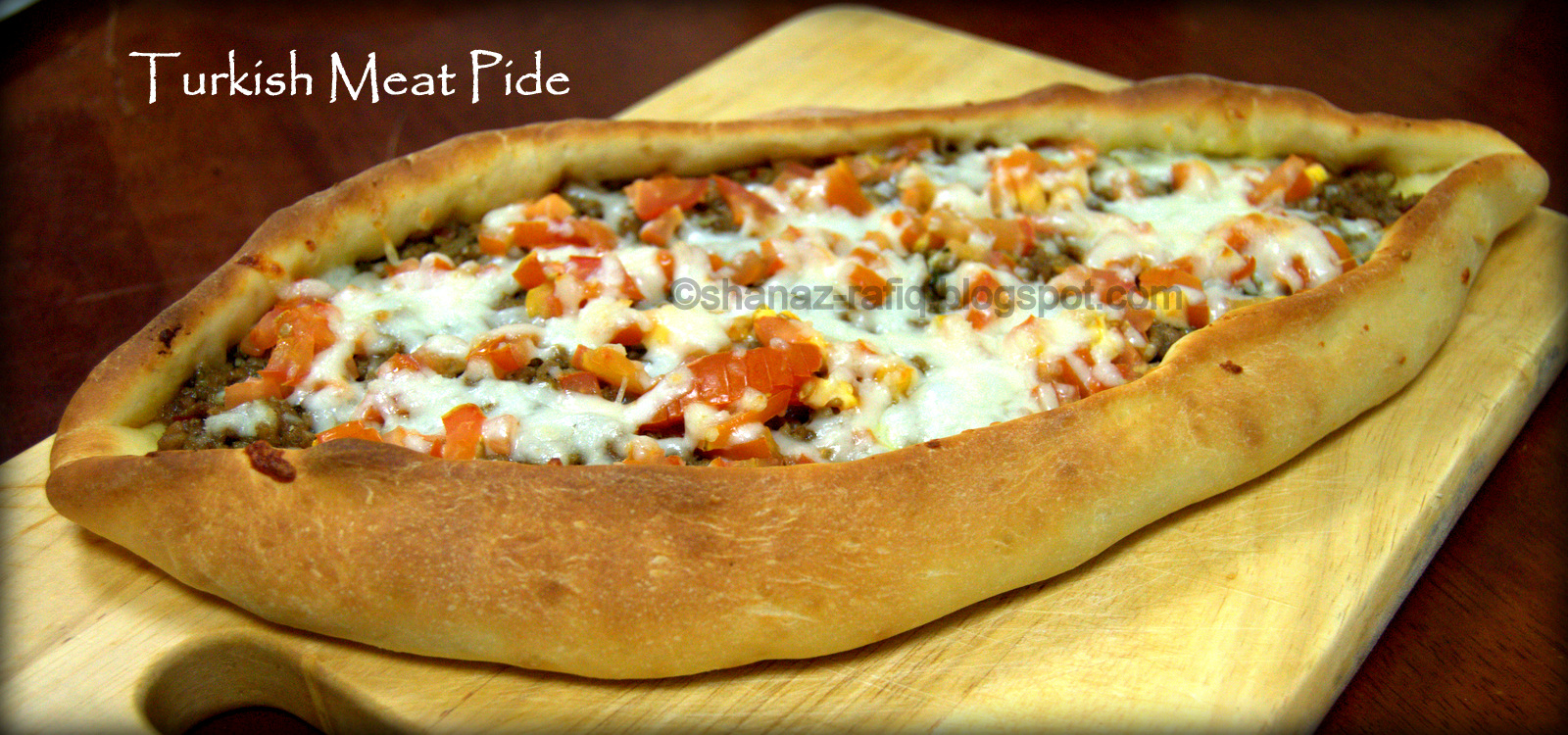 Turkish Meat Pide | Turkish Pizza - Breakfast/Brunch