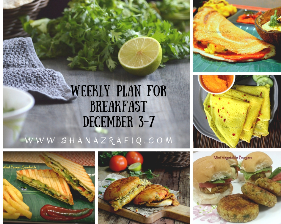Weekly Meal Plan 4 - Shanaz Rafiq Recipes - Shanaz Rafiq Recipes