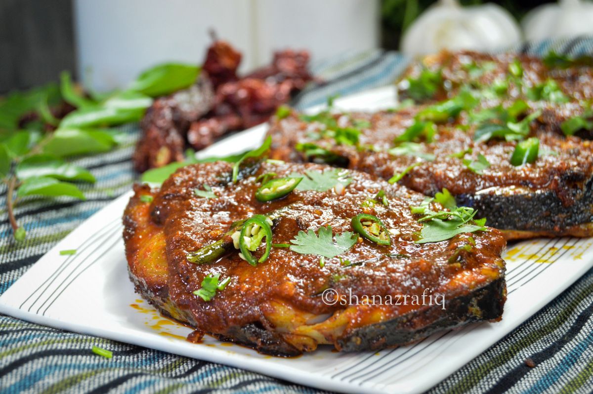 Mangalorean Fish Tawa Fry~Fish Tawa Masala
