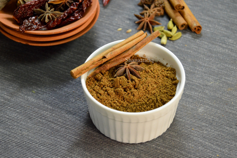 Homemade Garam Masala Powder - Meal preparation - Shanaz Rafiq Recipes