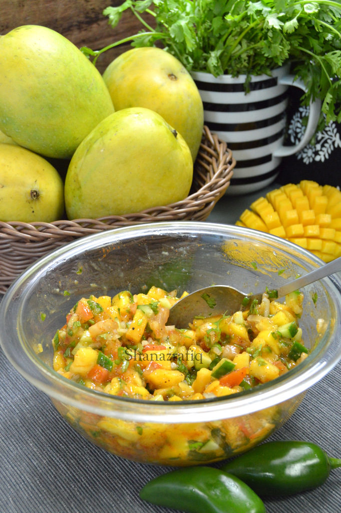 Mango Salsa Dip - Dips - Shanaz Rafiq Recipes