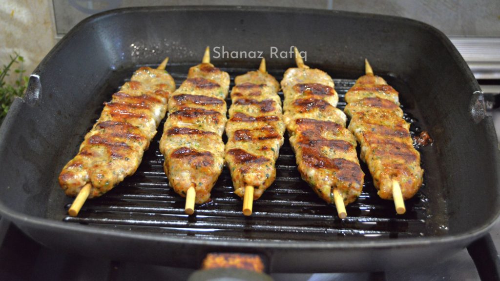 Spicy Chicken Seekh Kabab - Bbq/Kababs - Shanaz Rafiq Recipes